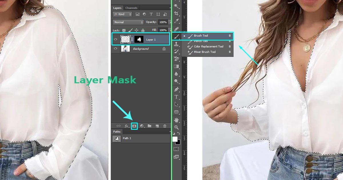 How to Make Clothes Transparent in Photoshop?